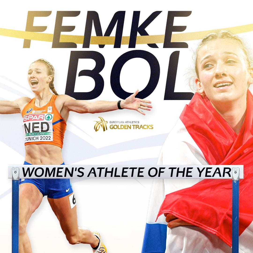 Femke Bol crowned 2022 women’s European Athlete of the Year - Sportsnow ...