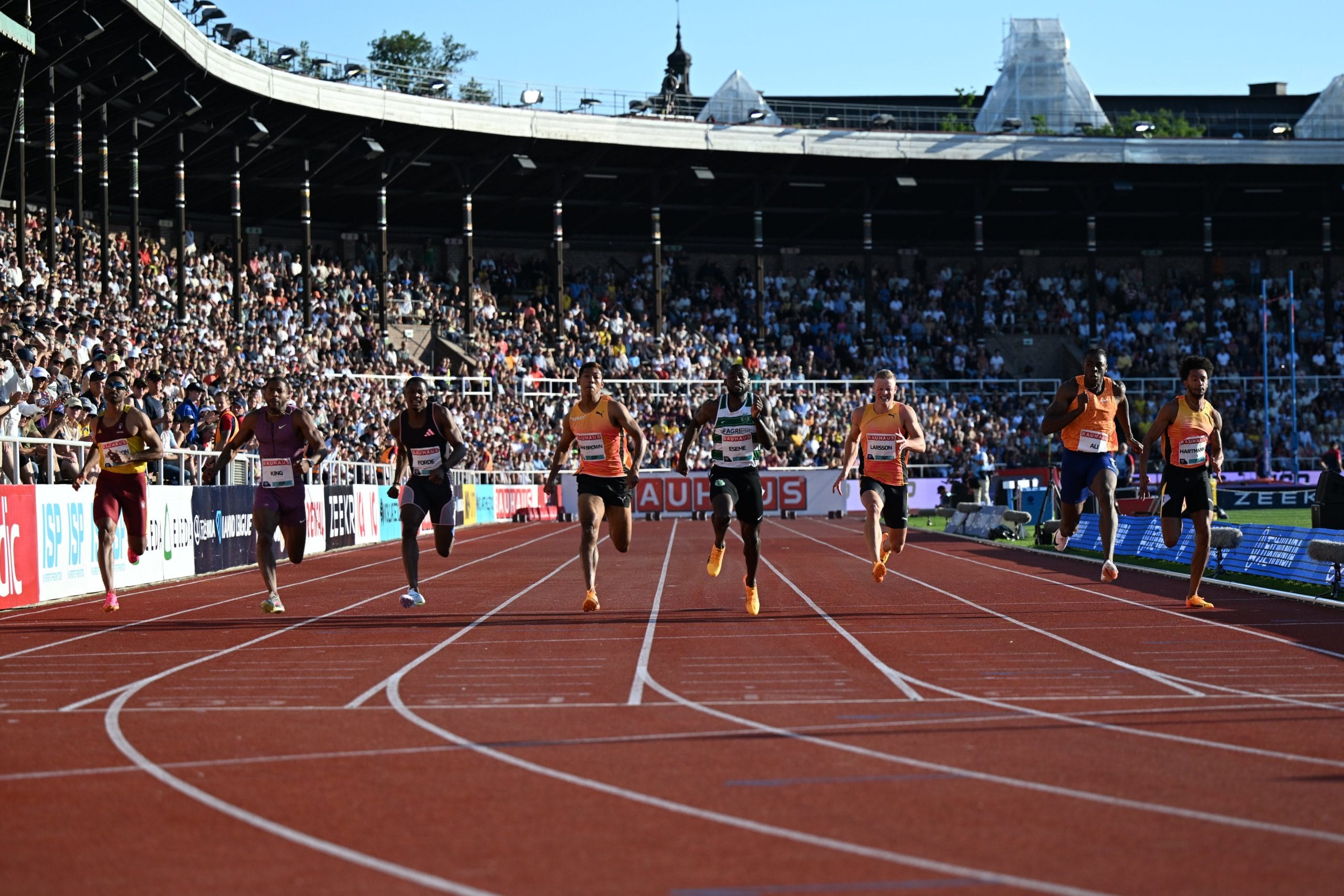 Eseme wins second Diamond League 100m race to move top of standings ...