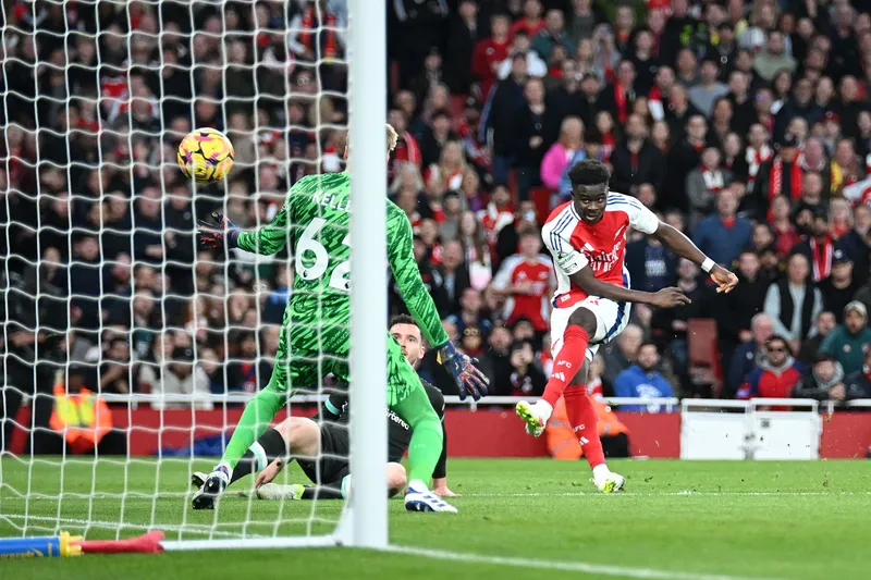 Saka makes Premier League history with goal Vs Liverpool - Sportsnow.com.ng