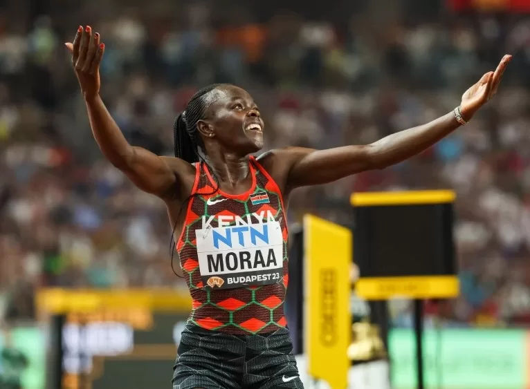 Moraa: Grand Slam Track's a chance to elevate my career and represent ...