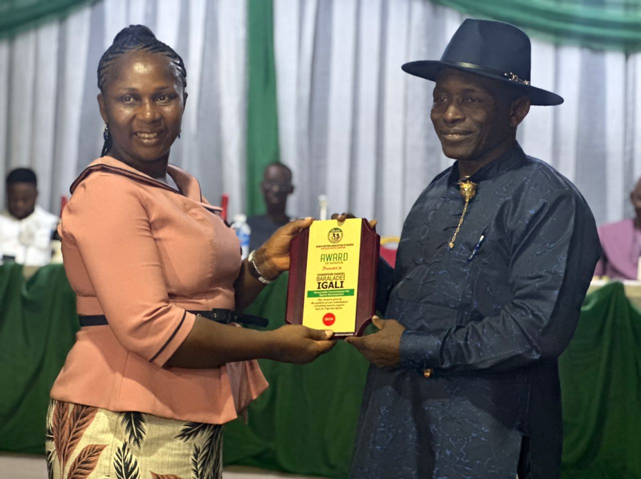 Igali honoured, hails SWAN as vital component of Sports Development ...