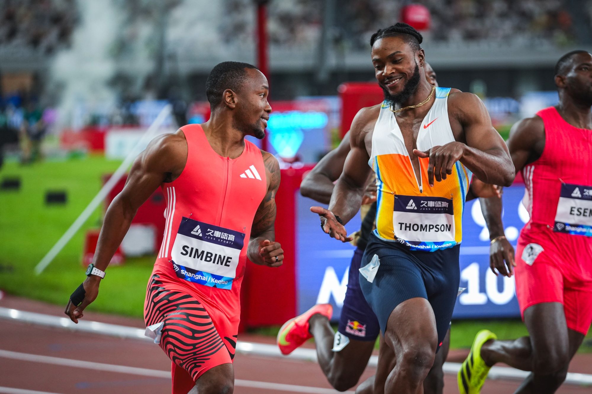 Simbine not happy with race but happy to win for the second Diamond ...