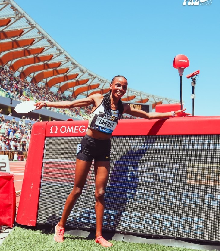 'If Faith Could Do It, Why Not Me?': Beatrice Chebet makes history in ...