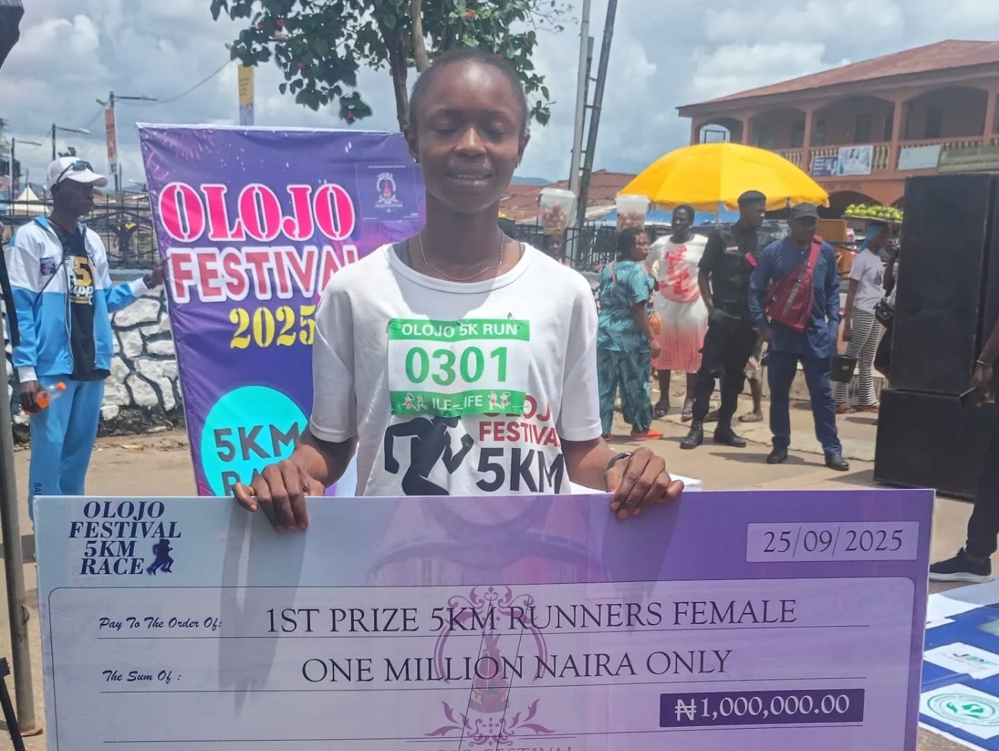 Sadjo, Affigbo crowned champions of historic Olojo 5km road race in Ile ...