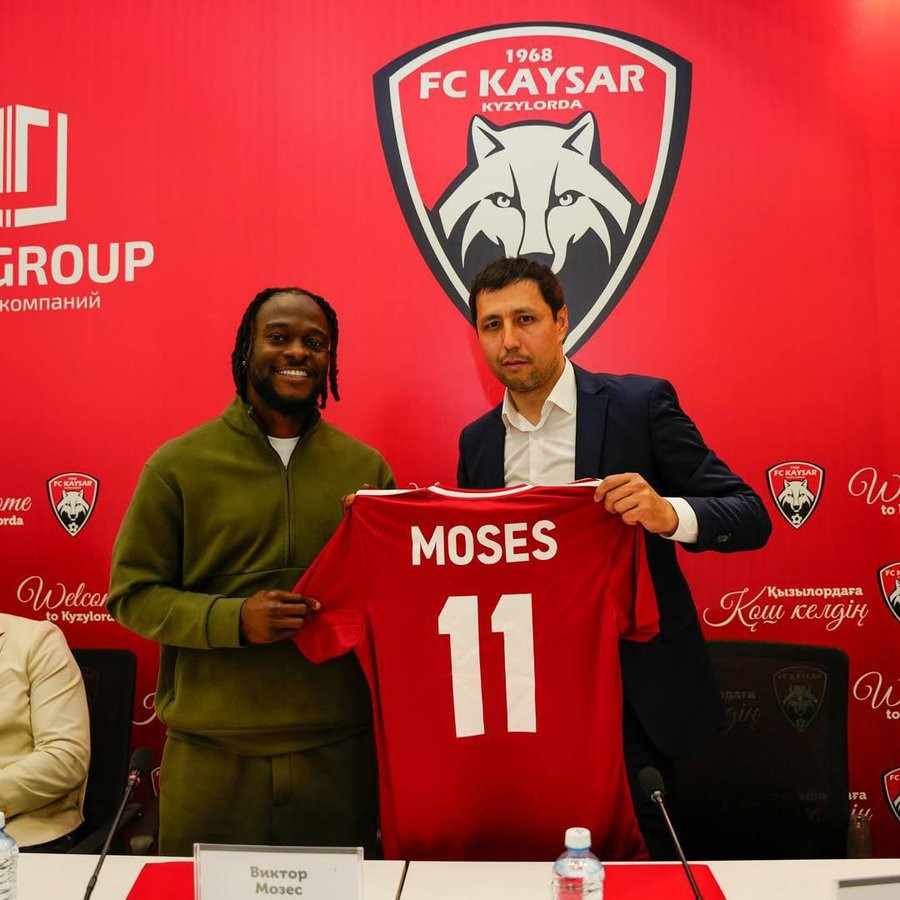 Victor Moses Joins Kazakh Premier League Side, Kaysar Kyzylorda ...