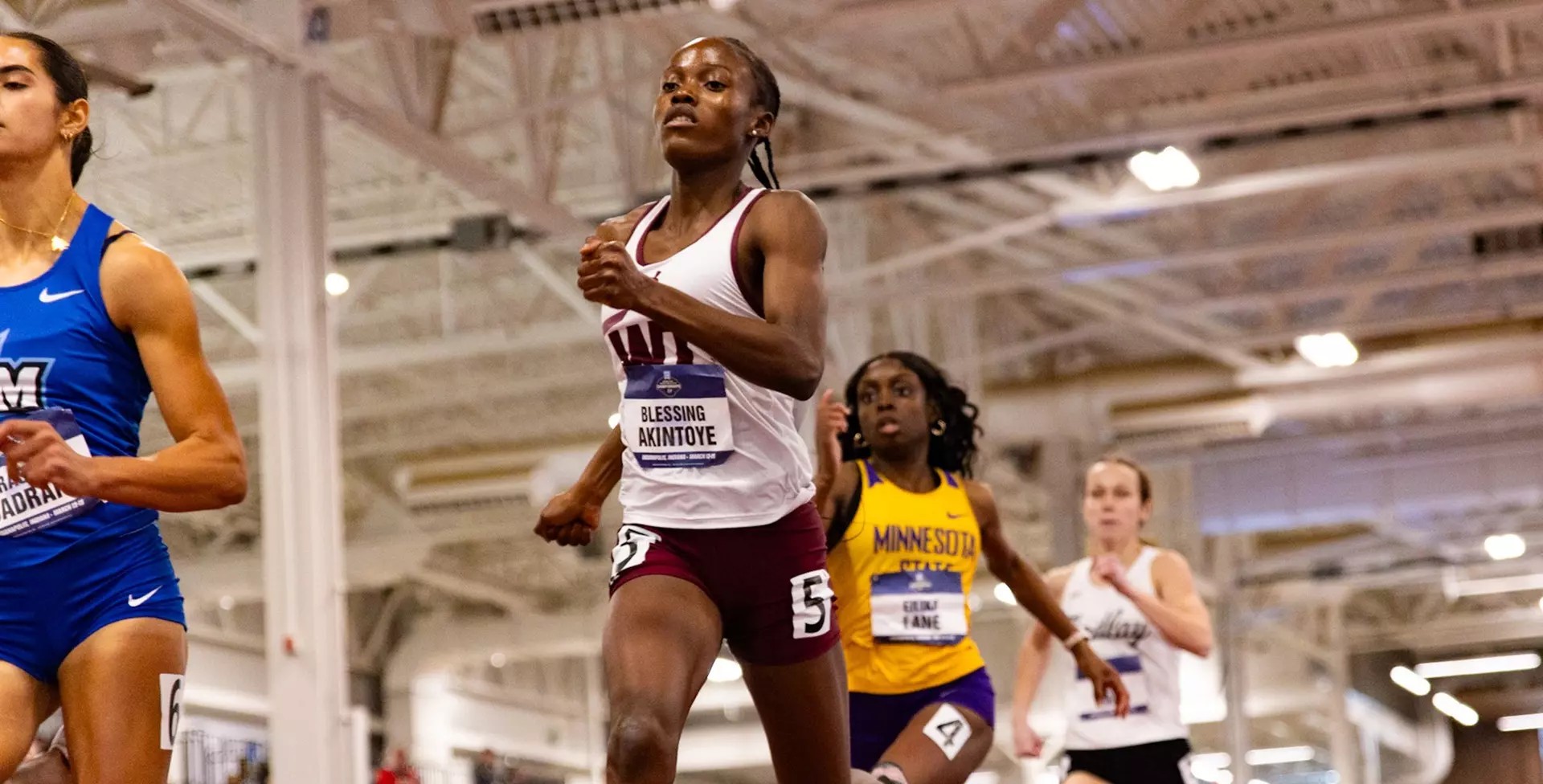 Blessing Akintoye Shines with Historic Double, Earns NCAA Div 2 ...