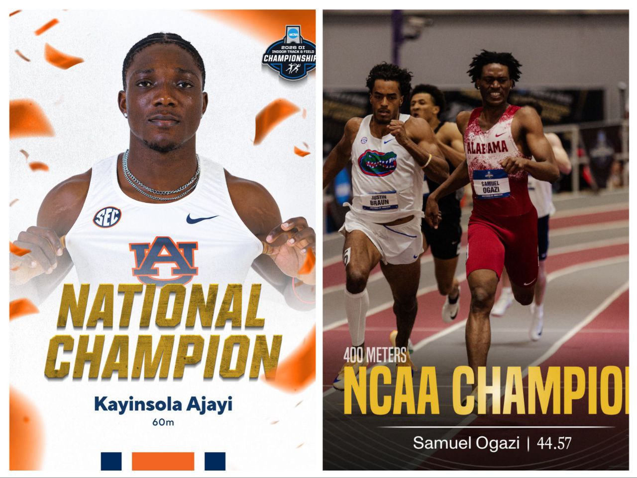 Ajayi Breaks Fasuba’s 100m Record With 9.84 Run, Ogazi Storms Back to ...